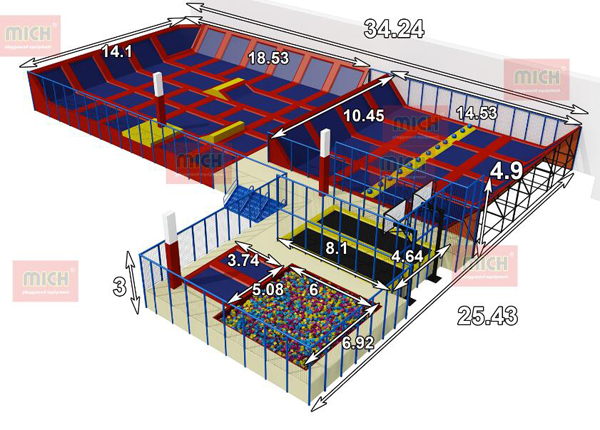 The Indoor Trampoline Park Purchasing Guide - Mich Playground