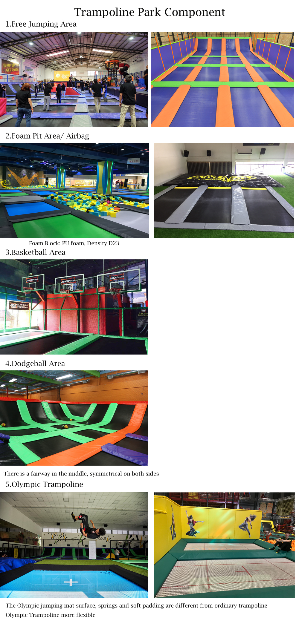 Mich Custom New Modern Trampoline Park - Buy Mich custom trampoline ...