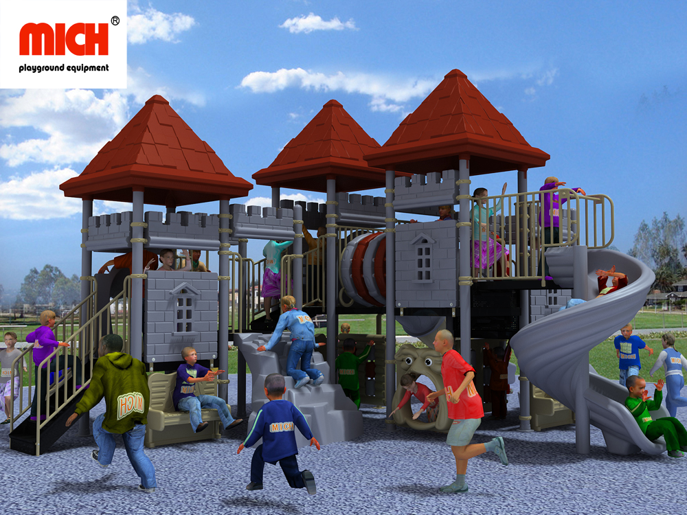 Customized Castle Themed Kids Outdoor Playground - Buy Castle Themed ...